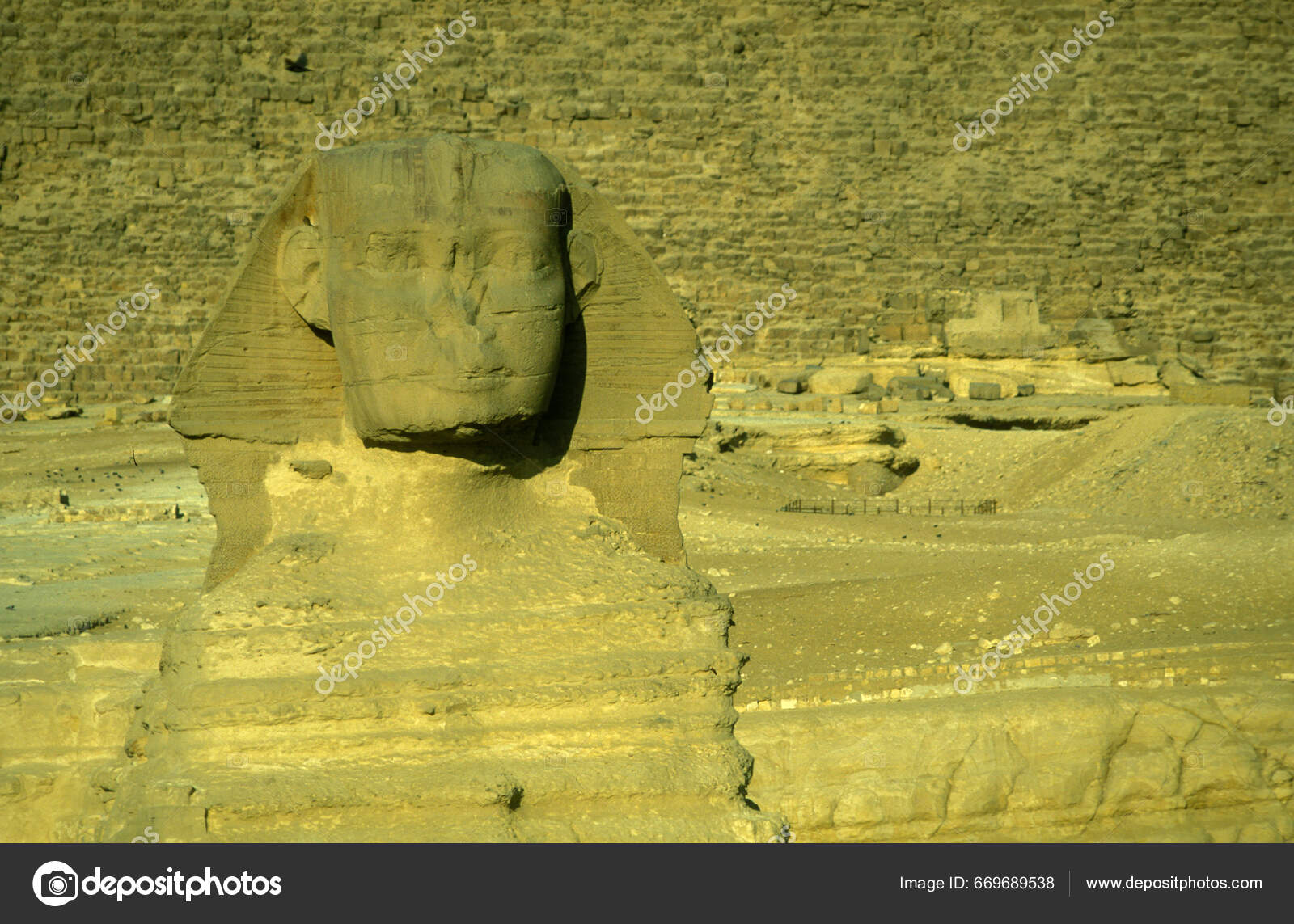 Monument Sphinx Front Pyramids Giza City Cairo Capital Egypt North ...