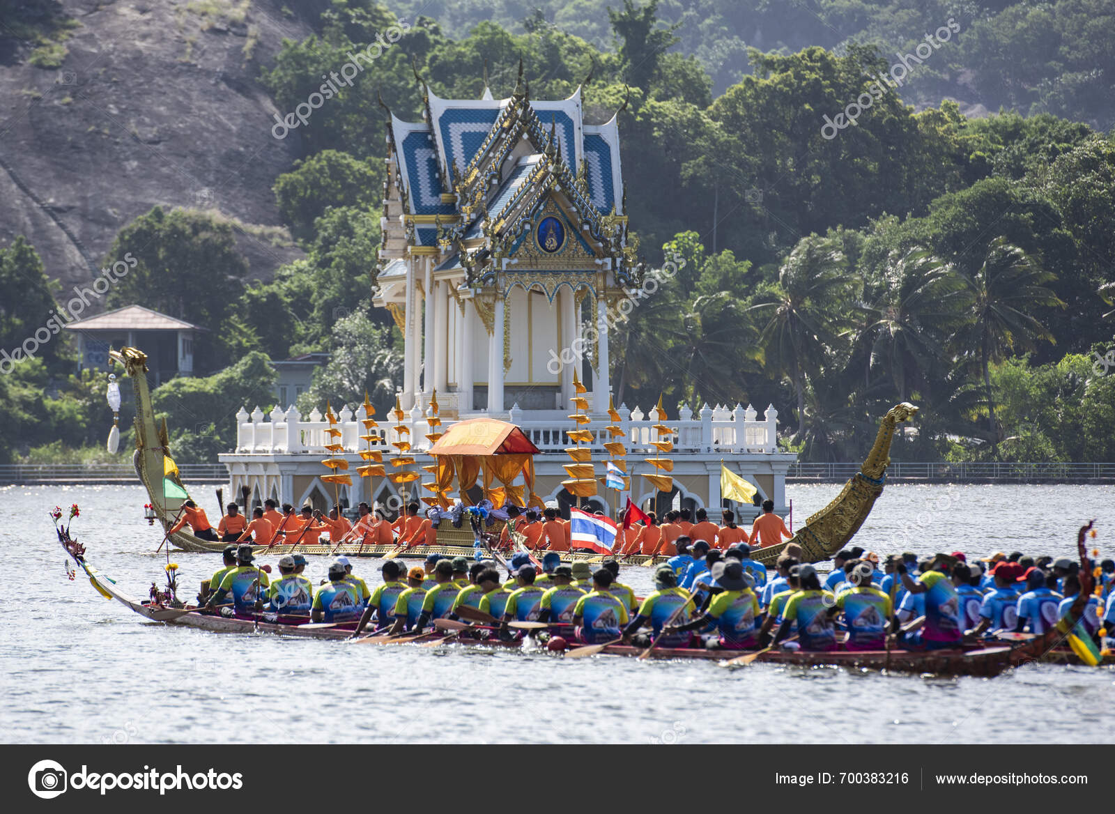 Dragonboat Longboat Teams Front Royal Pavillon Lake Khao Tao Longboat ...
