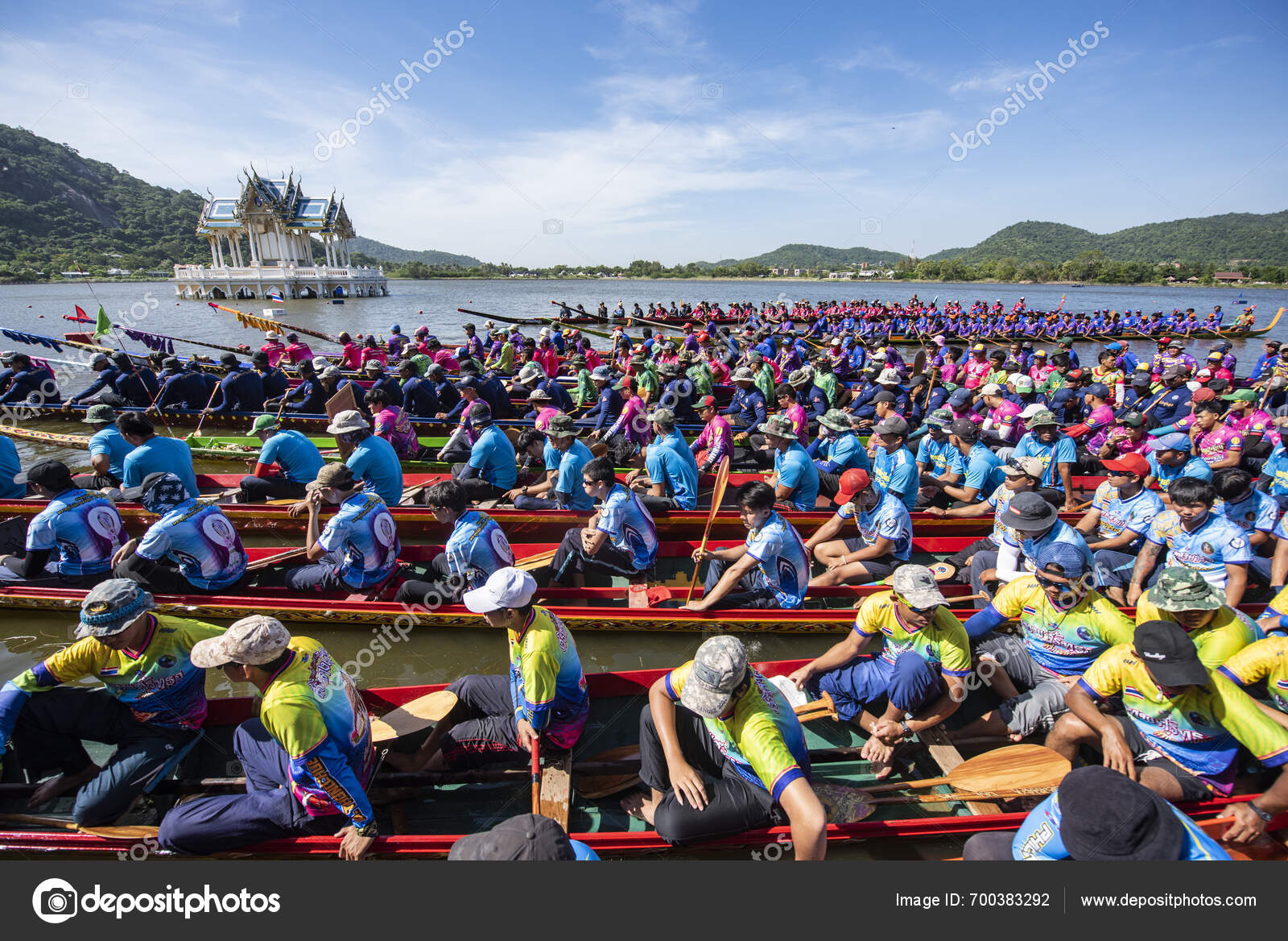 Dragonboat Longboat Teams Front Royal Pavillon Lake Khao Tao Longboat ...