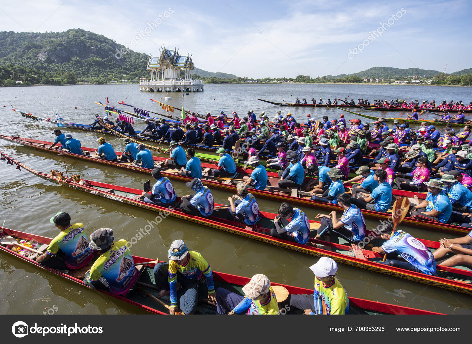 Dragonboat Longboat Teams Front Royal Pavillon Lake Khao Tao Longboat ...