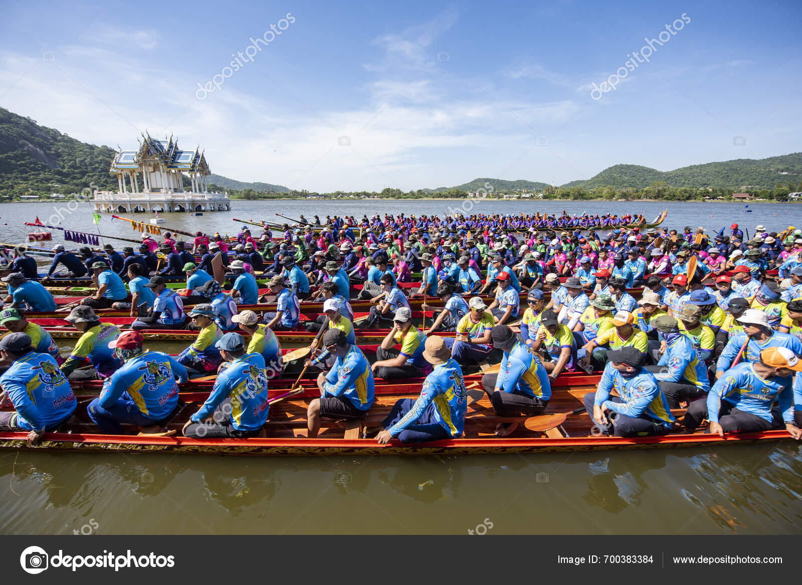 Dragonboat Longboat Teams Front Royal Pavillon Lake Khao Tao Longboat ...