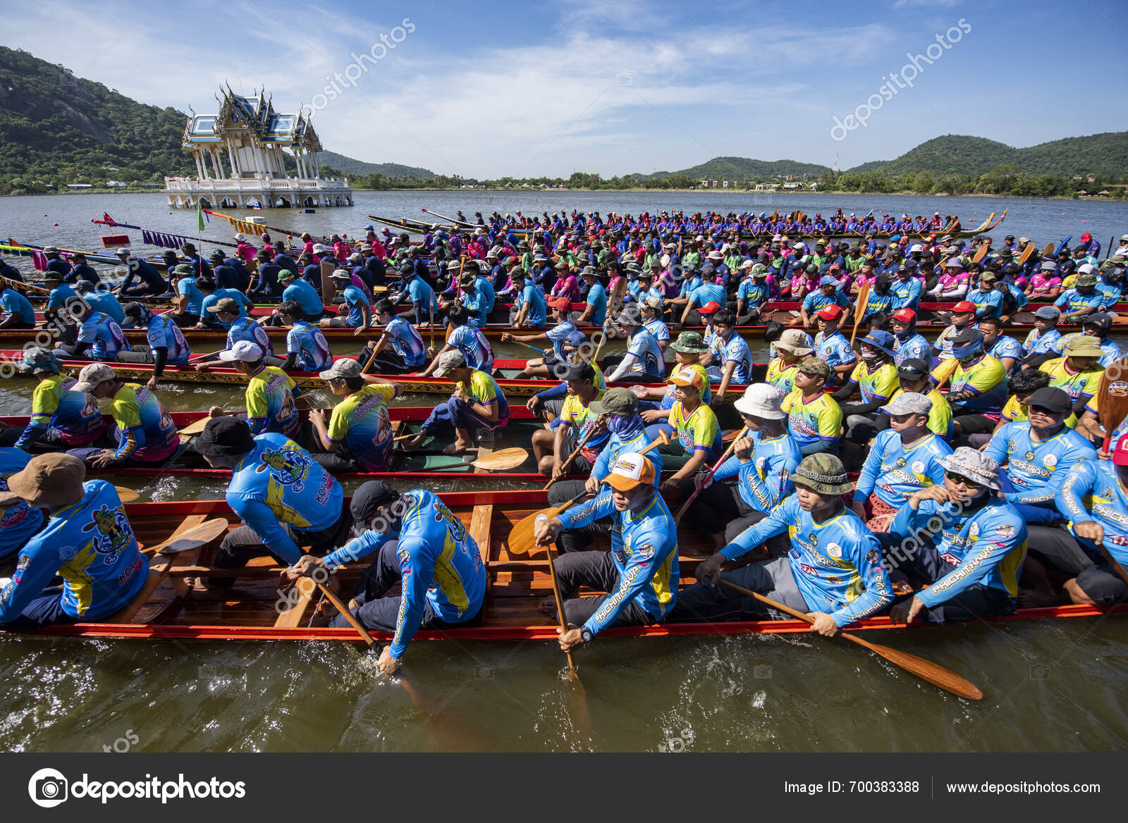 Dragonboat Longboat Teams Front Royal Pavillon Lake Khao Tao Longboat ...