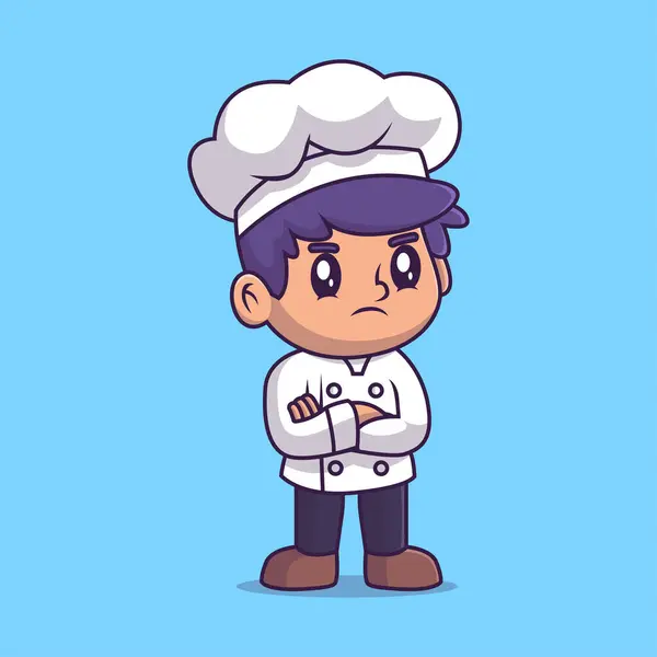 Chef triste imágenes de stock de arte vectorial | Depositphotos