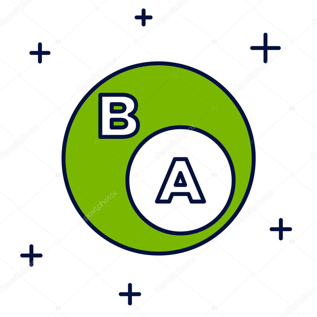 Esquema rellenado Subconjuntos, matemáticas, a es un subconjunto del ...