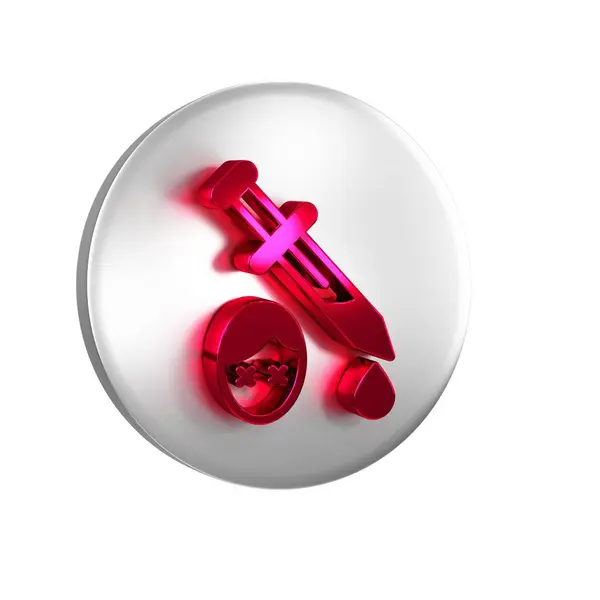 Red Hexagram Sheriff Icon Isolated Transparent Background Police Badge ...