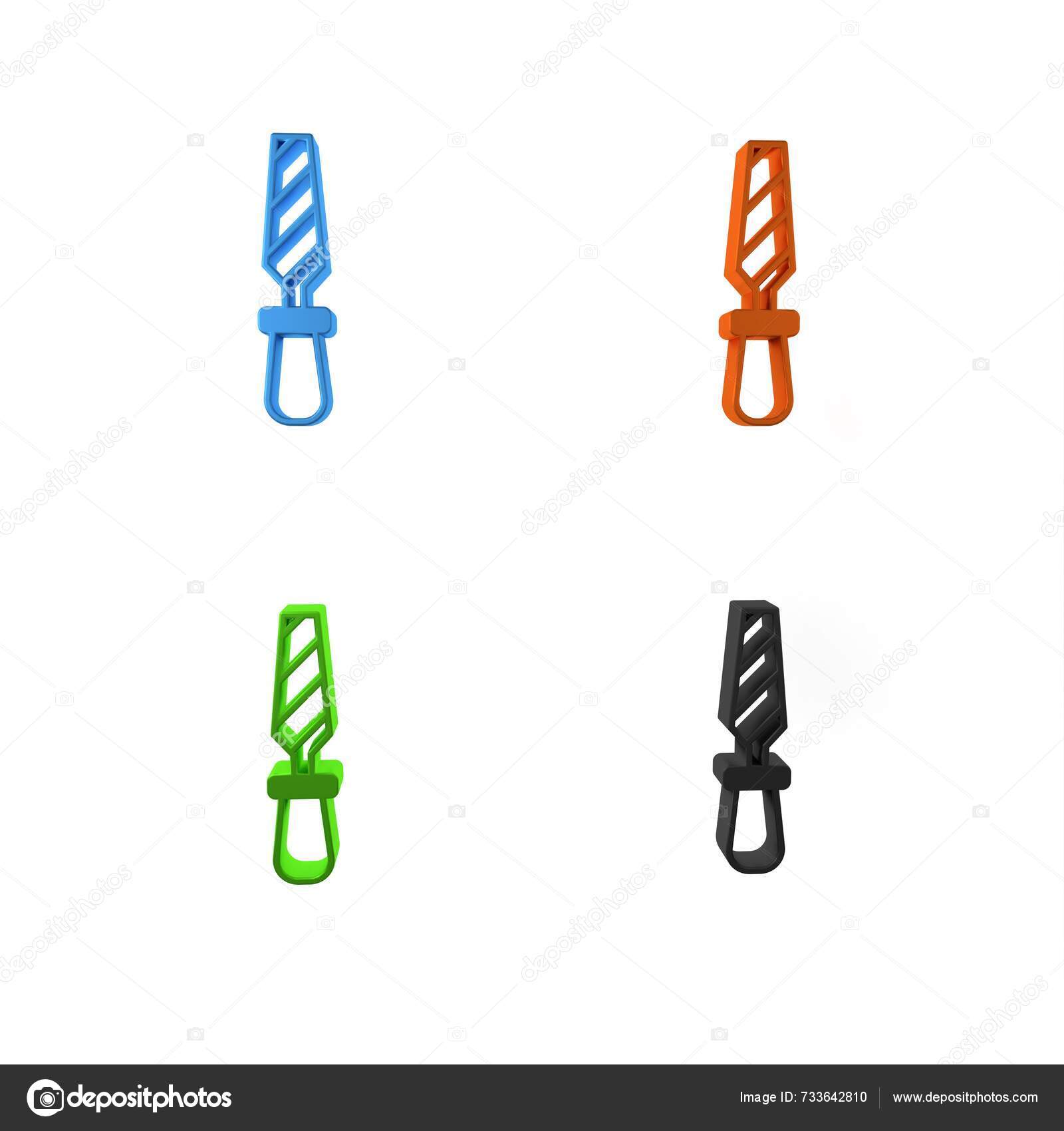 Colorful Rasp Metal File Icon Isolated White Background Rasp Working ...