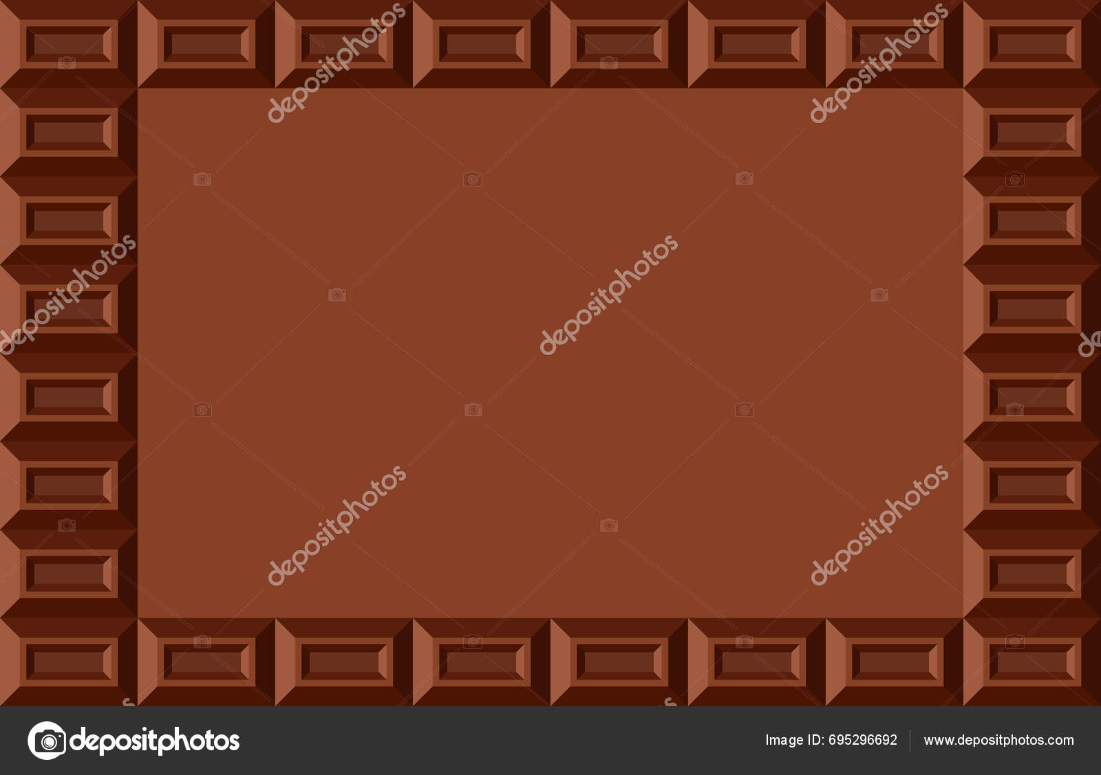 Cokelat Bingkai Latar Belakang Gambar Vektor Vintage Susu Coklat Vektor ...