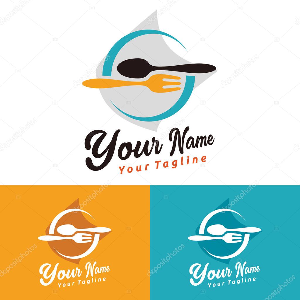 Vector logo template Resto, restaurant Nice design, elegant and modern ...
