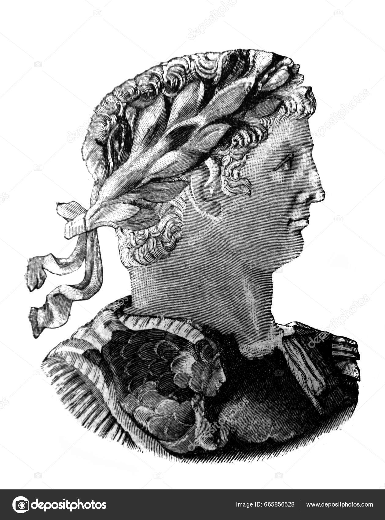 Tiberius Second Roman Emperor Old Book History Culture Bitner 1906 ...