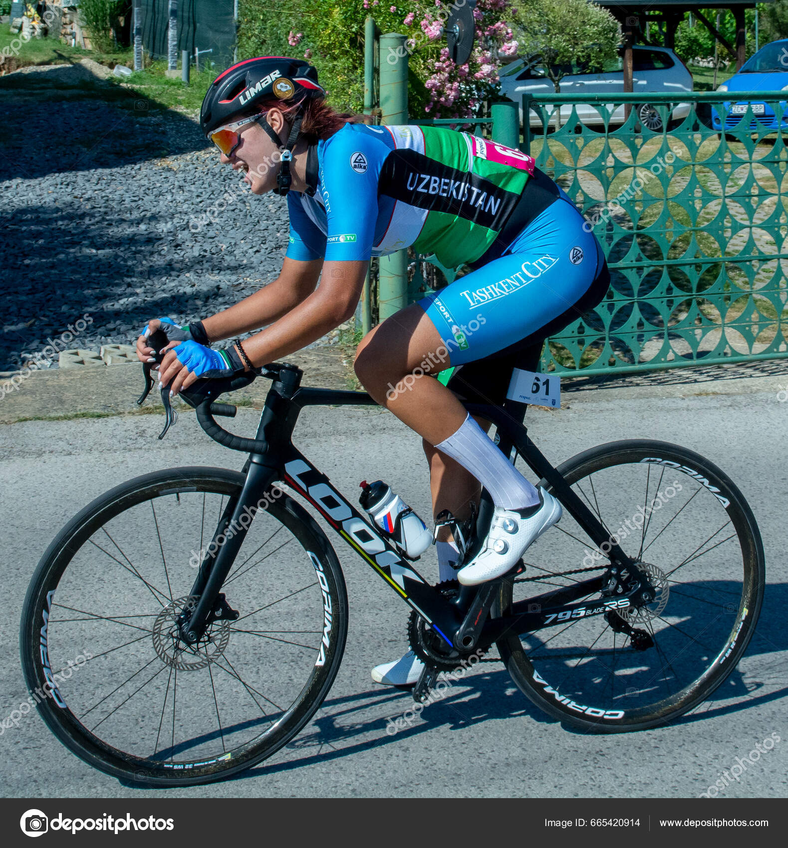 Nova Bana Slovakia July 2023 Visegrad Bicycle Race 2023 Respect – Stock ...