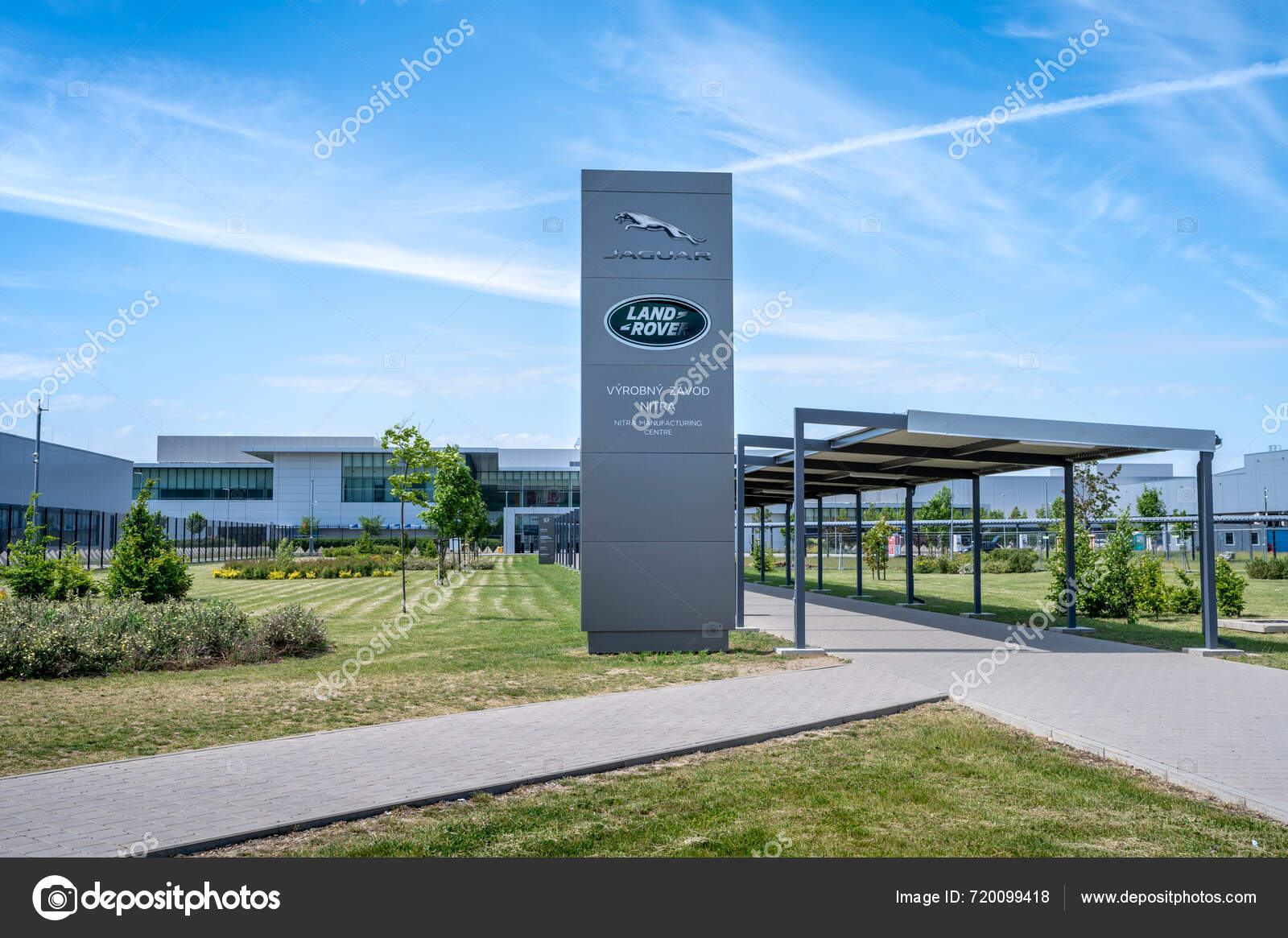 Nitra Eslovaquia Mayo 2024 Jaguar Land Rover Planta Fabricación Nitra ...