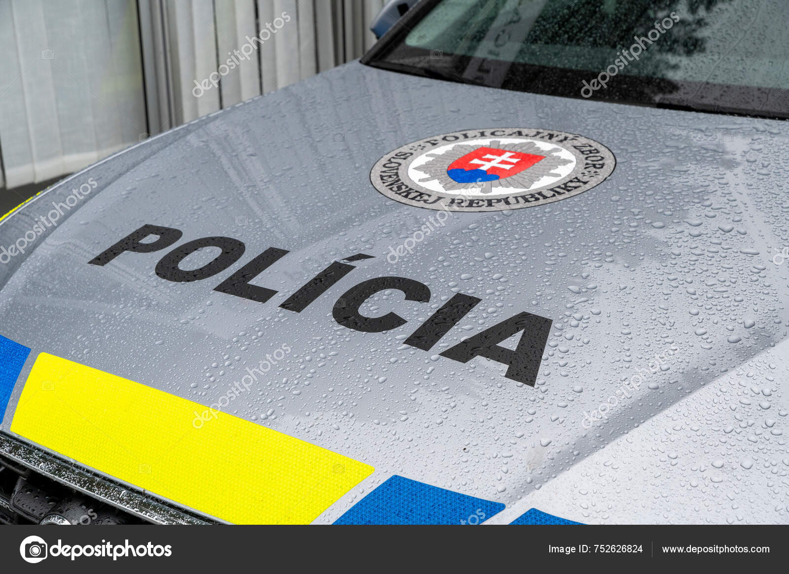 Nitra Slovakia October 2024 Slovak Police Force Car Police Policia ...