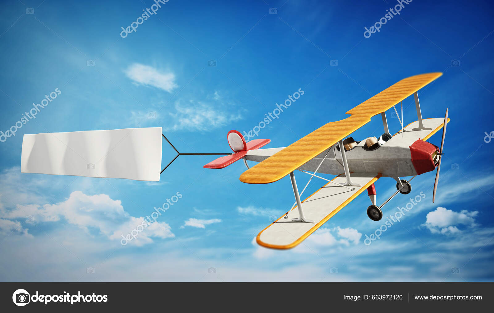 Real Airplane Pulling Banner