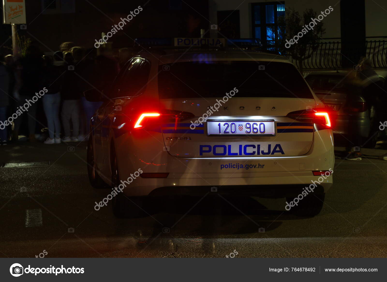Split Croatia 2024 Croatian Police Night Patrol Croatian Police Sign ...