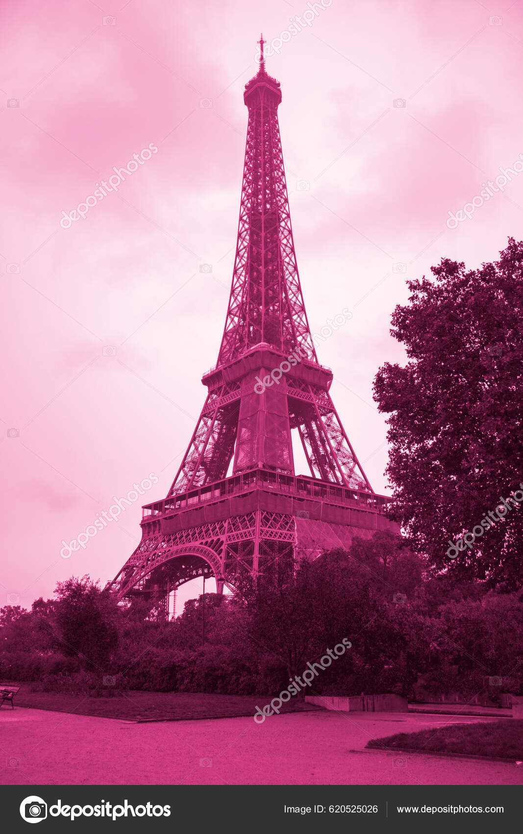 Eiffel Tower Wallpaper Hd Pink