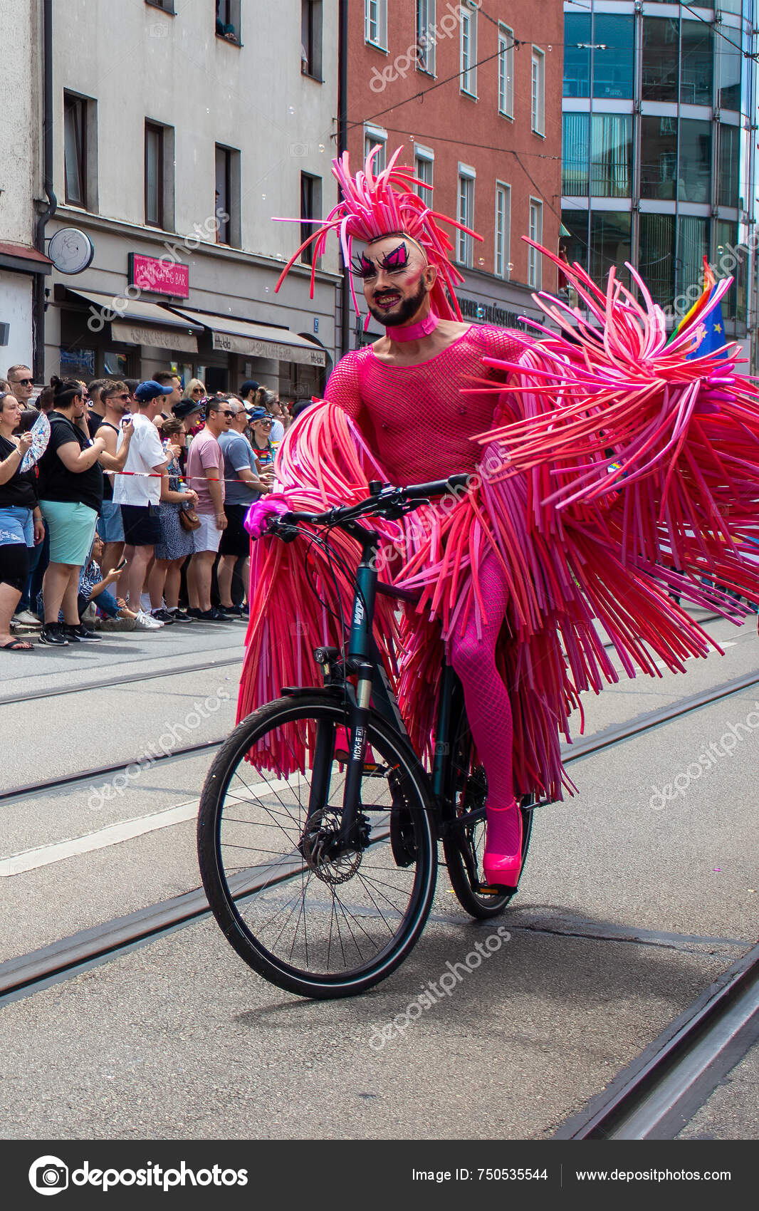 Munich Germany June 2024 Pride Festival Parade Germany Cheerful Happy ...