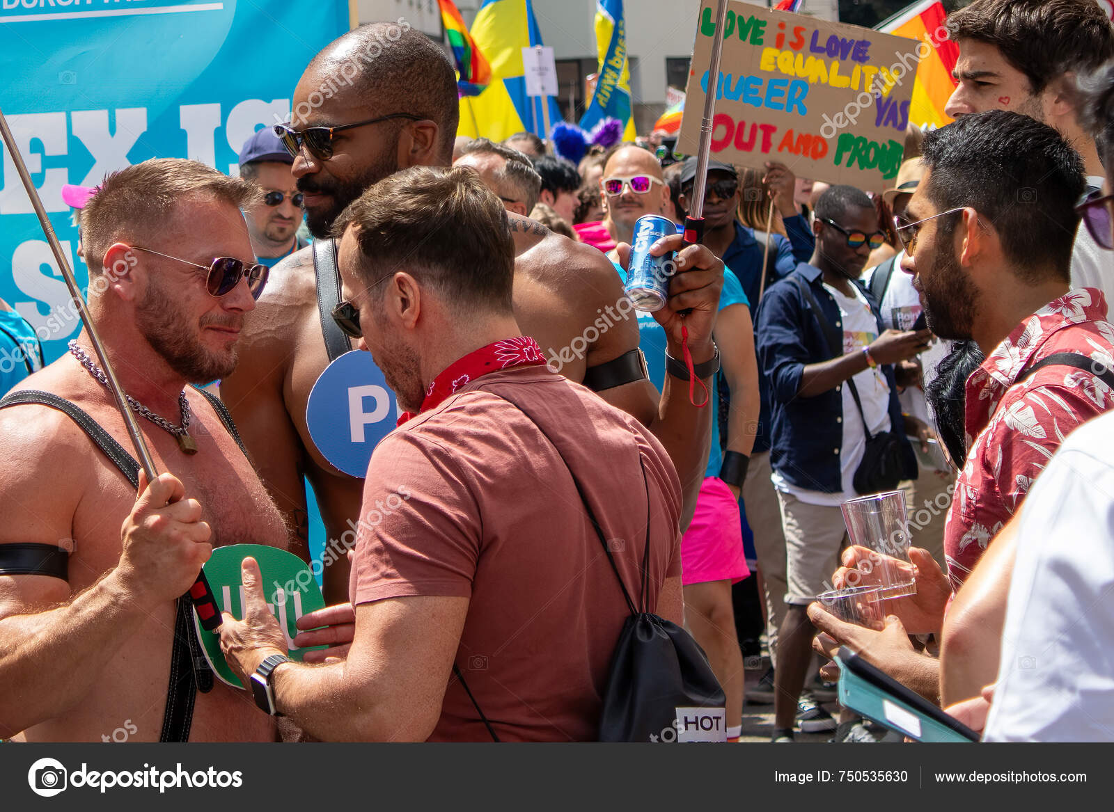 Munich Germany June 2024 Pride Festival Parade Germany People Celebrate ...