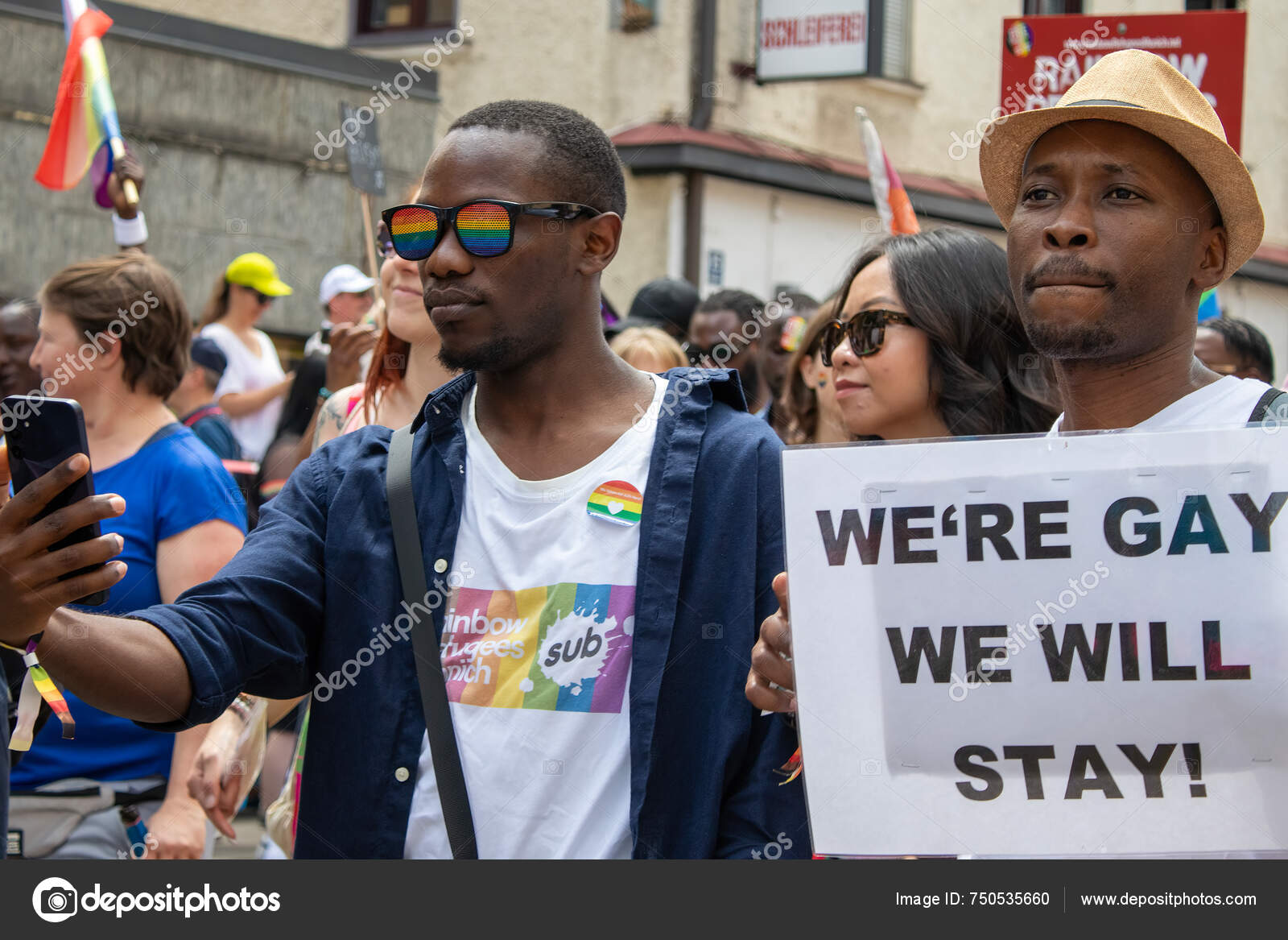 Munich Germany June 2024 Pride Festival Parade Germany People Celebrate ...
