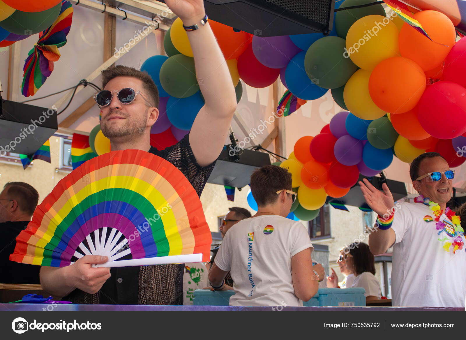 Munich Germany June 2024 Pride Festival Parade Germany People Celebrate ...