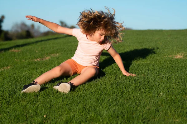 Frightened Child Running