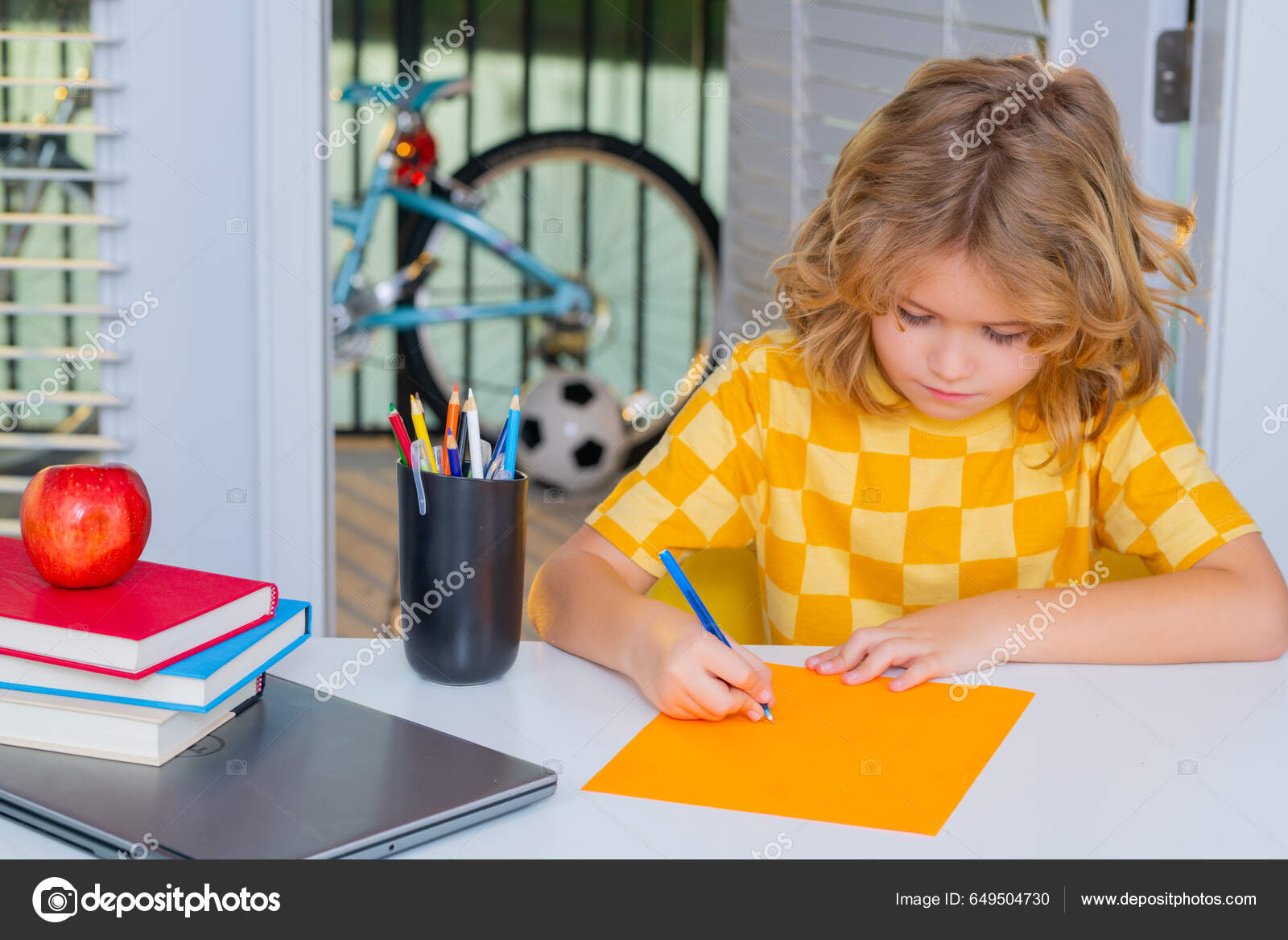 School Child Student Learning Home Writing School Homework Elementary ...