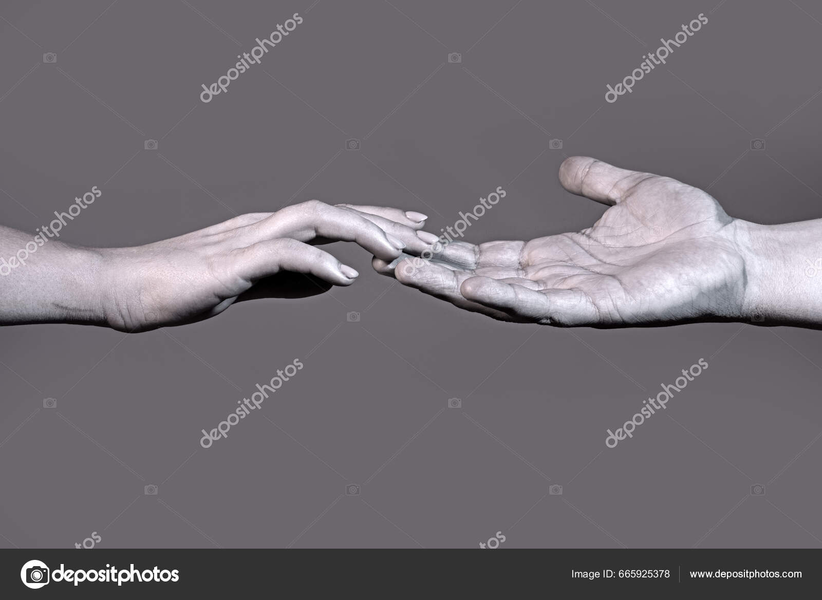 Reaching Touching Hands Reach Hand Sensual Touch Fingers Two Hands ...