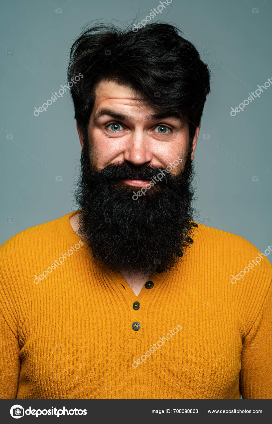 Surprised Handsome Man Shocked Male Model Surprise Expression Wow