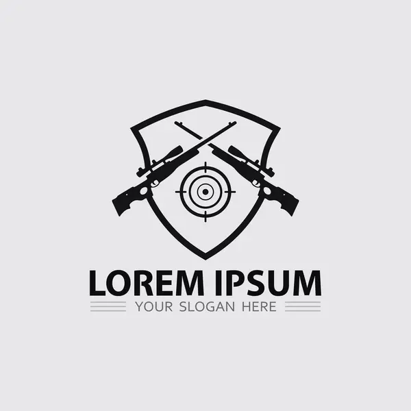 Silah Logosu Taktik Tasarım Silahları Vektör Çizimi ©Anggawork ...