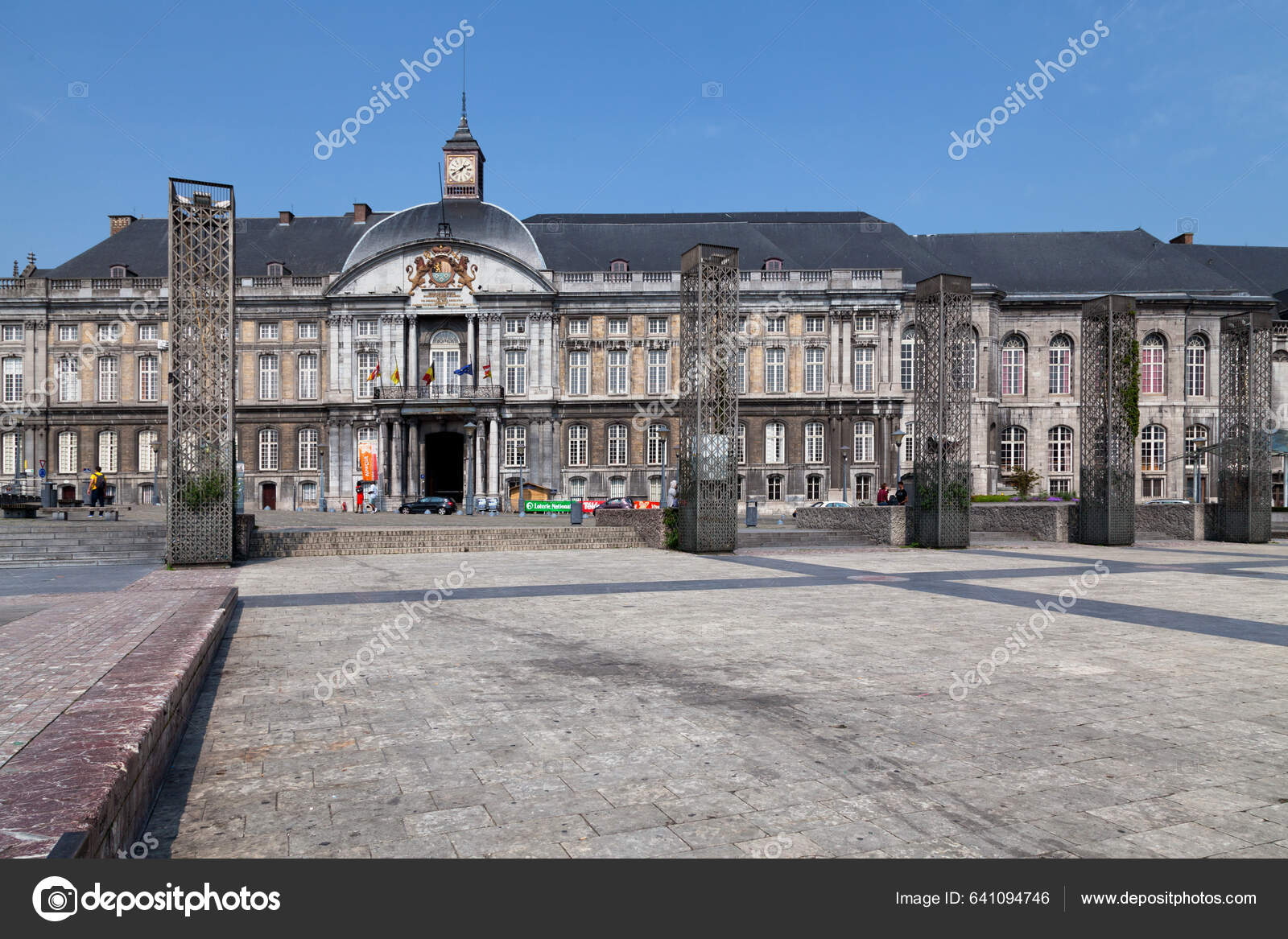 Liege Belgium August 2017 Palace Prince Bishops Historic Building ...
