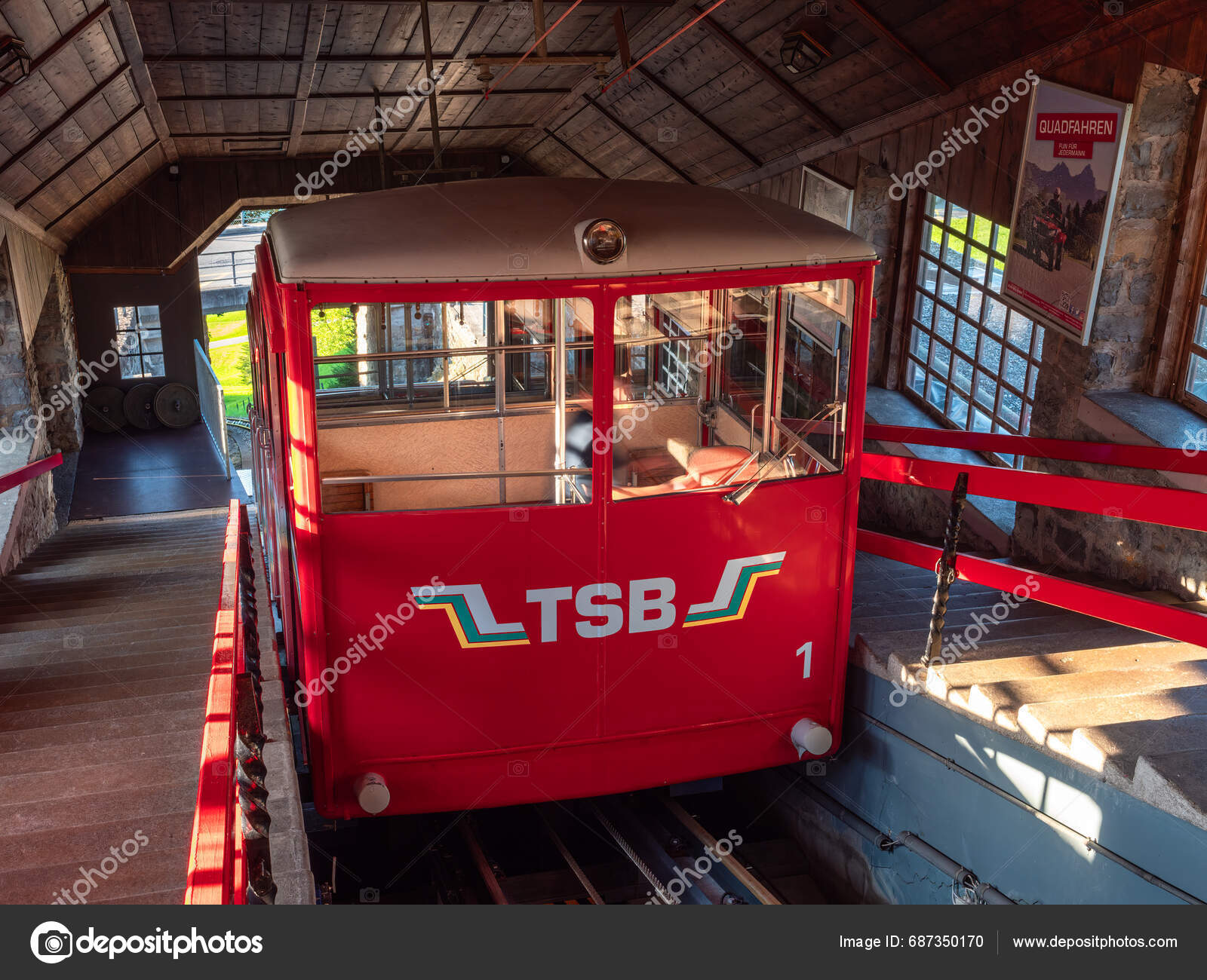 Seelisberg Switzerland September 2023 Tbs Treib Seelisberg Bahn ... Seelisberg Switzerland September 2023 Tbs Treib Seelisberg Bahn ...