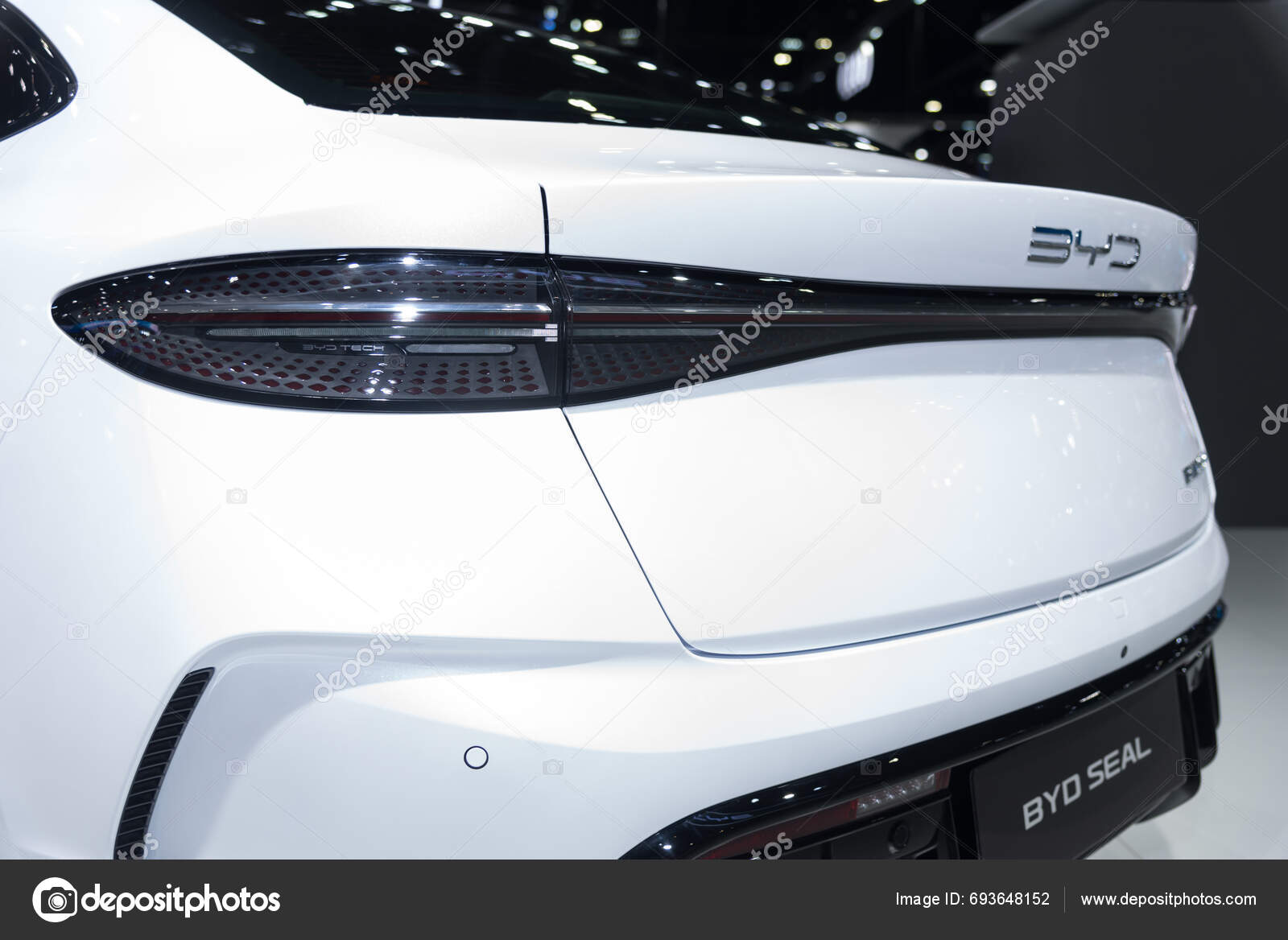 Bangkok Thailand Dec 2023 Taillight Byd Seal Car Show Impact – Stock ...
