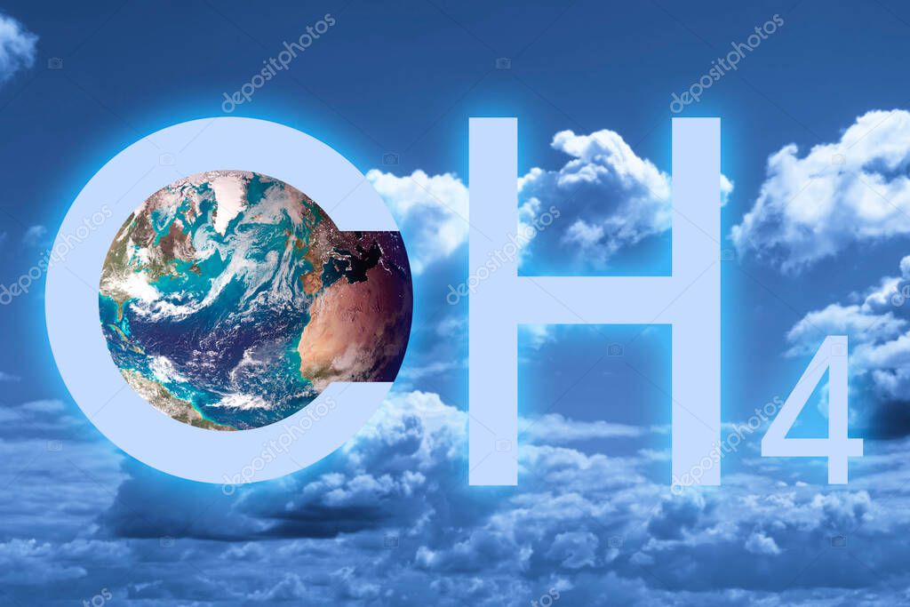 Las emisiones de metano de gas CH4 son la segunda causa de calentamiento global después del ...