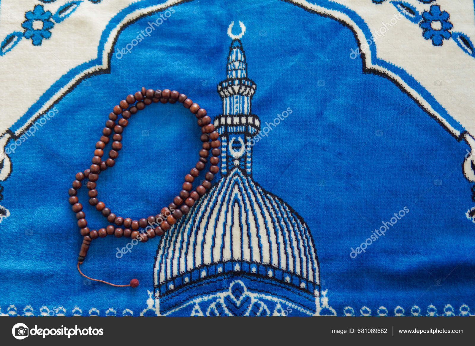 Tasbih Prayer Beads Islamic Background Ramadan Kareem Selective Focus ...