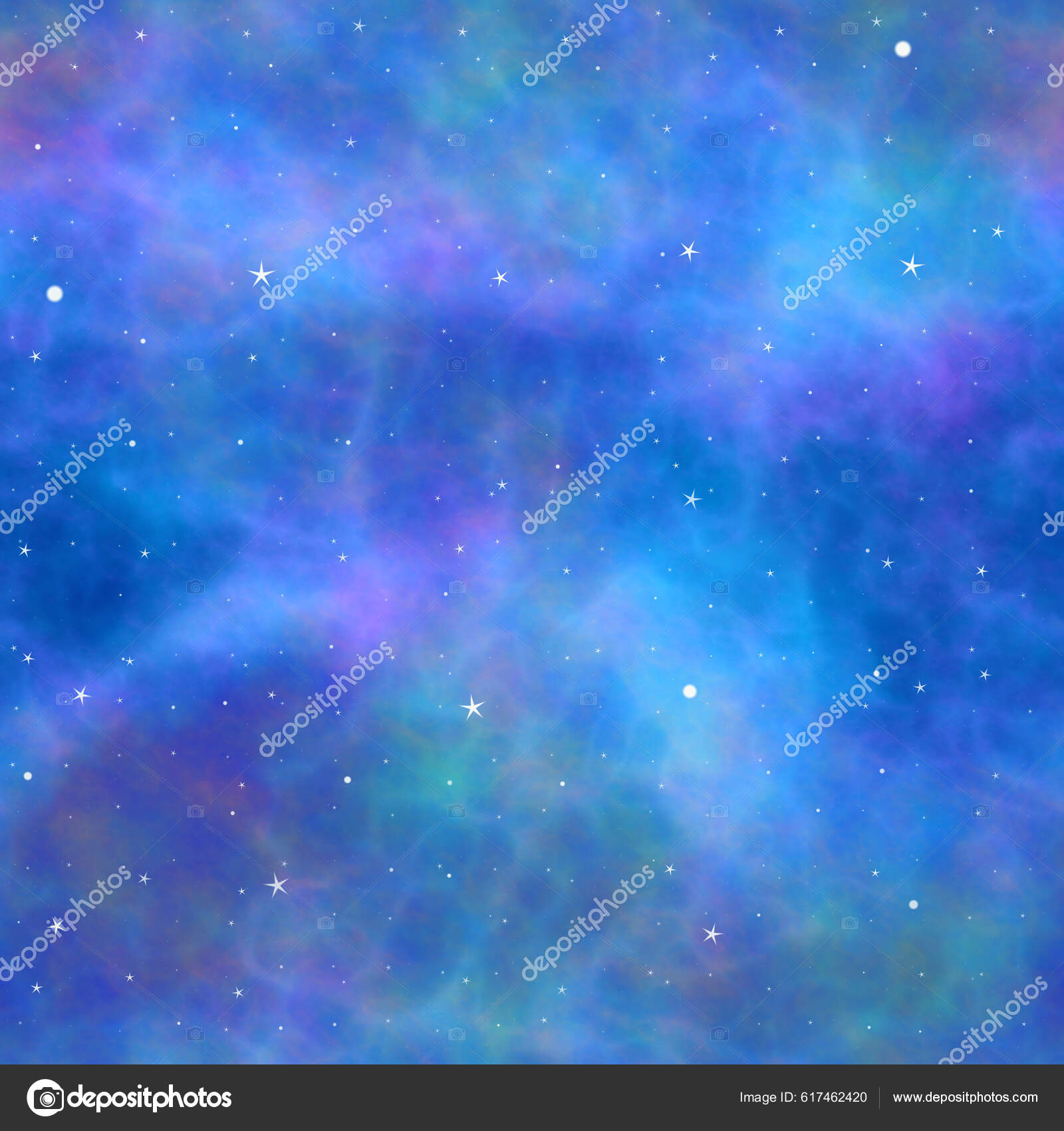 Light Blue Space Galaxy