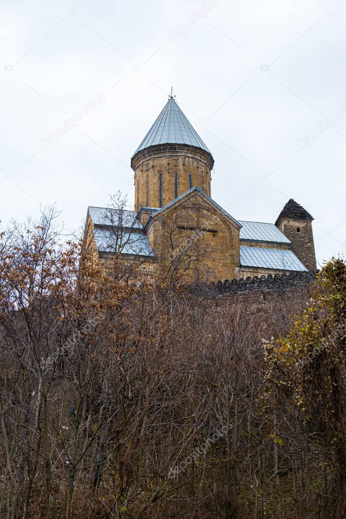 Ananuri, Georgia : 20-11-2022 : amazing view of the Ananuri castle ...