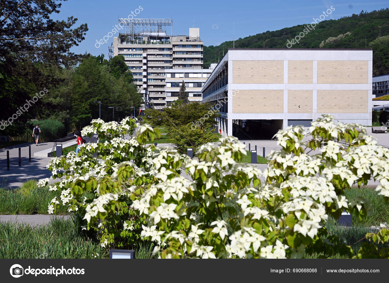 Campus Johannes Kepler University Jku Linz Upper Austria – Stock ...
