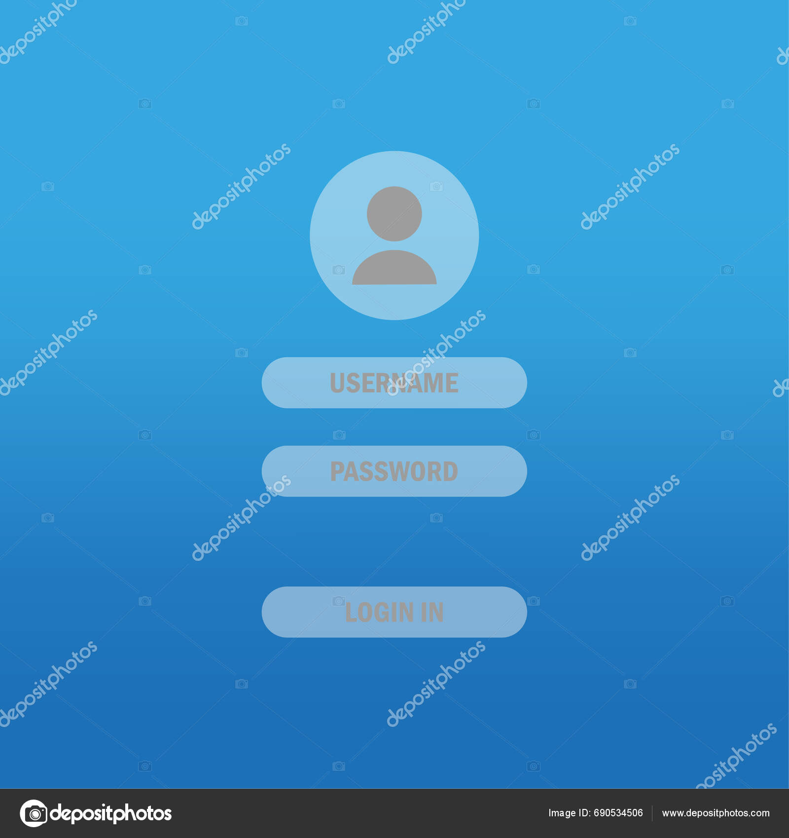 Login Form Page Template Online Login Form Registration User Profile ... Login Form Page Template Online Login Form Registration User Profile ...