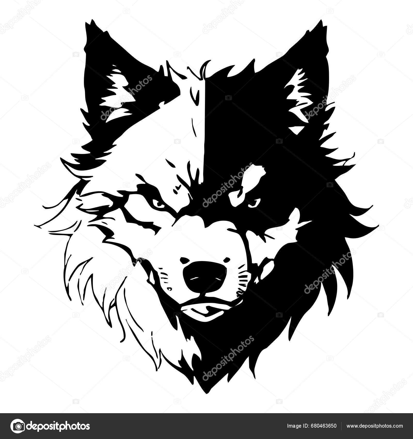 Howling Wolf Symbol