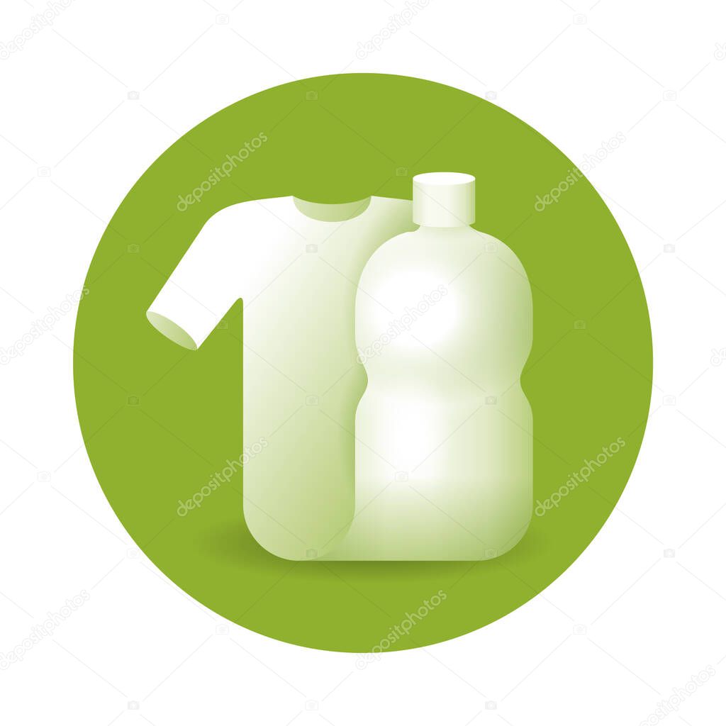 Ropa textil hecha de materiales reciclados, para una industria ...