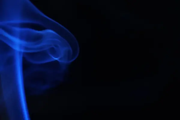Blue Line Blue Smoke Dark Background Colourful Abstract Blue Fog Stock ...