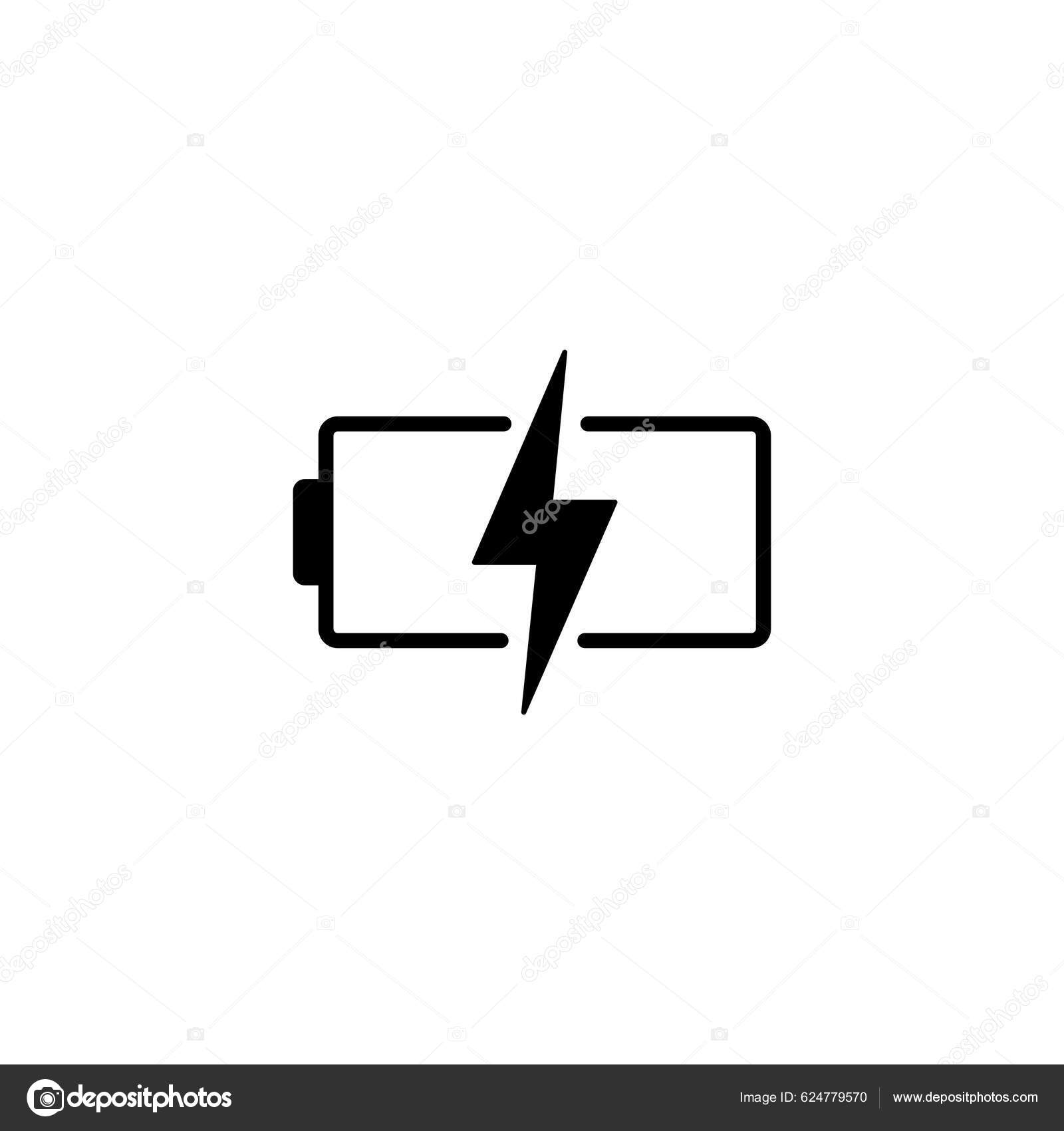 Akku Symbol Ladezeichen Und Symbol Der Batterie Ladezustand Der ...