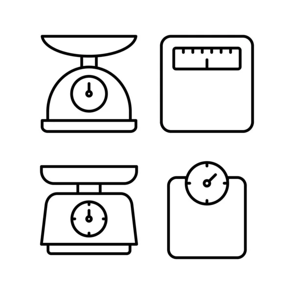 Escalas vector icono para la web y la aplicaci n m vil. Peso escala signo y s mbolo 2024