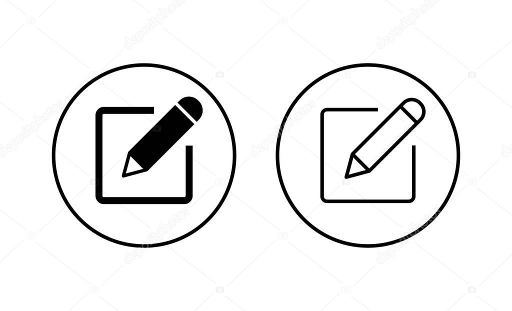 Editar conjunto de iconos. editar signo y símbolo del documento. editar ...