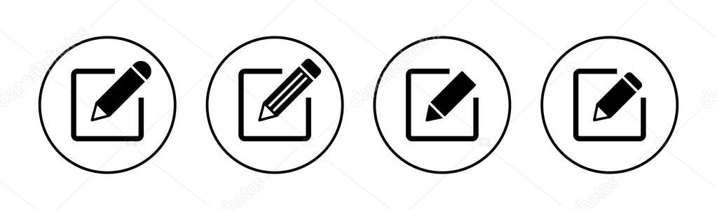 Editar conjunto de iconos. editar signo y símbolo del documento. editar ...