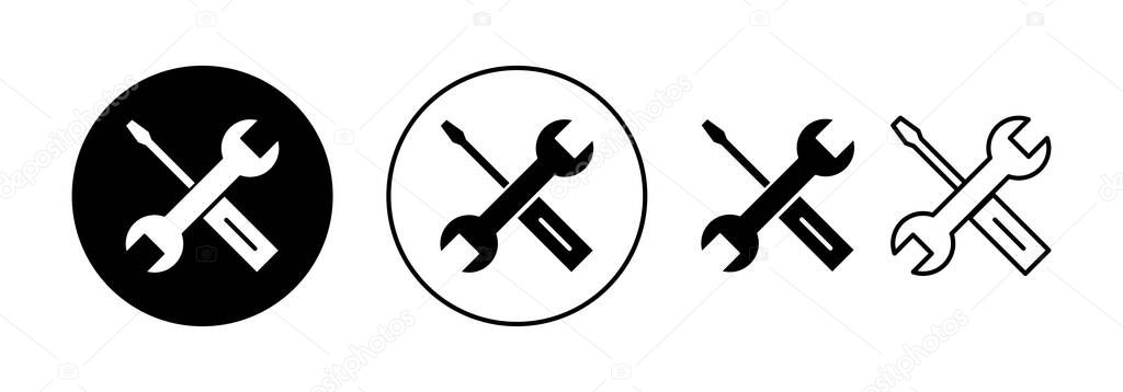Reparar vector de icono de herramientas para web y aplicación móvil ...
