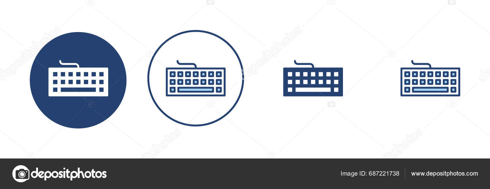 Keyboard Icon Vector Keyboard Sign Symbol Stock Vector by ©ariesticon ...