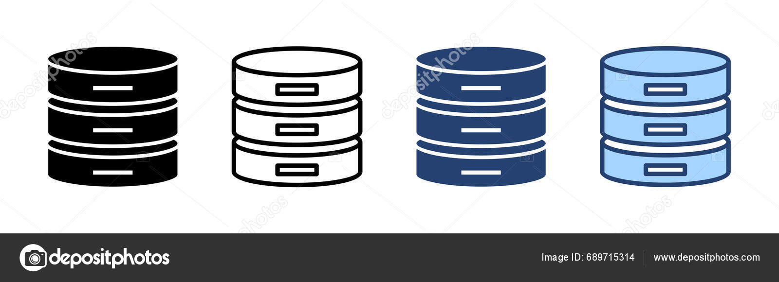 Database Icon Vector Database Sign Symbol Stock Vector by ©ariesticon ...