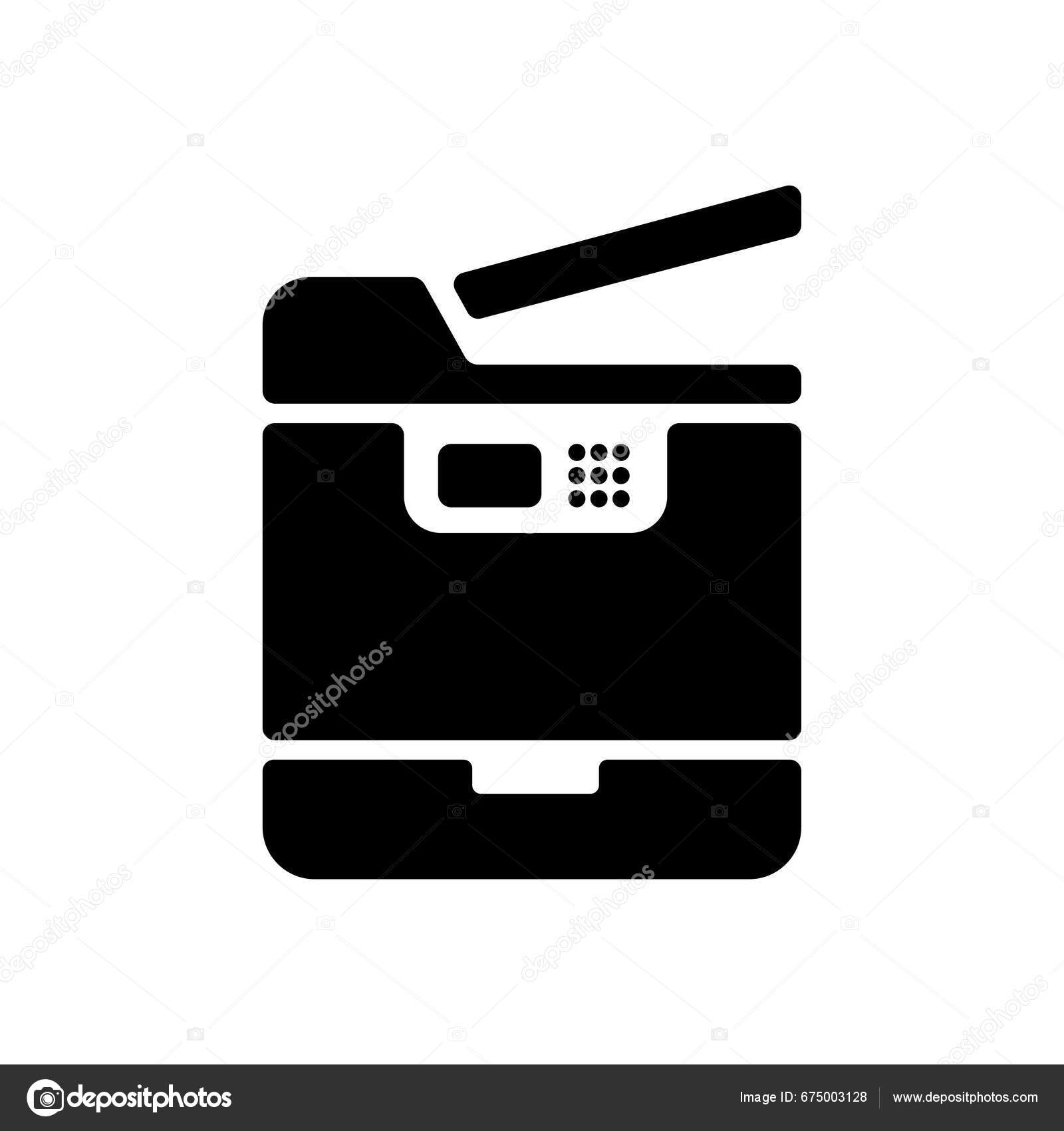 All One Printer Multi Function Copier Vector Icon Illustration Stock ...