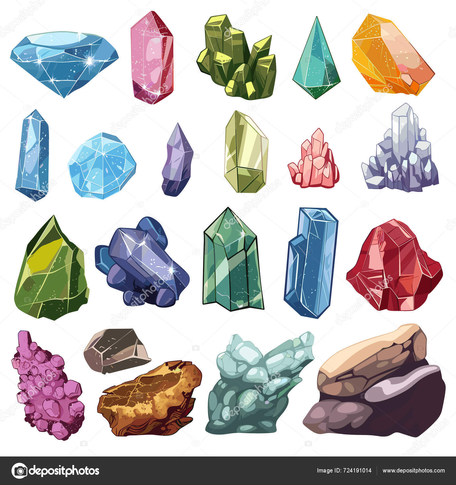 Rock Collection Clipart