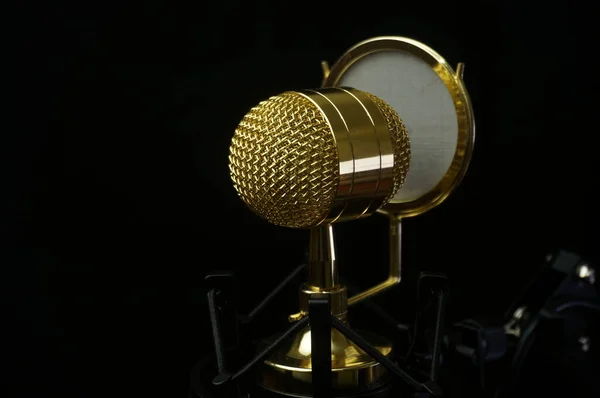 Gold vintage microphone Stock Photos, Royalty Free Gold vintage ...